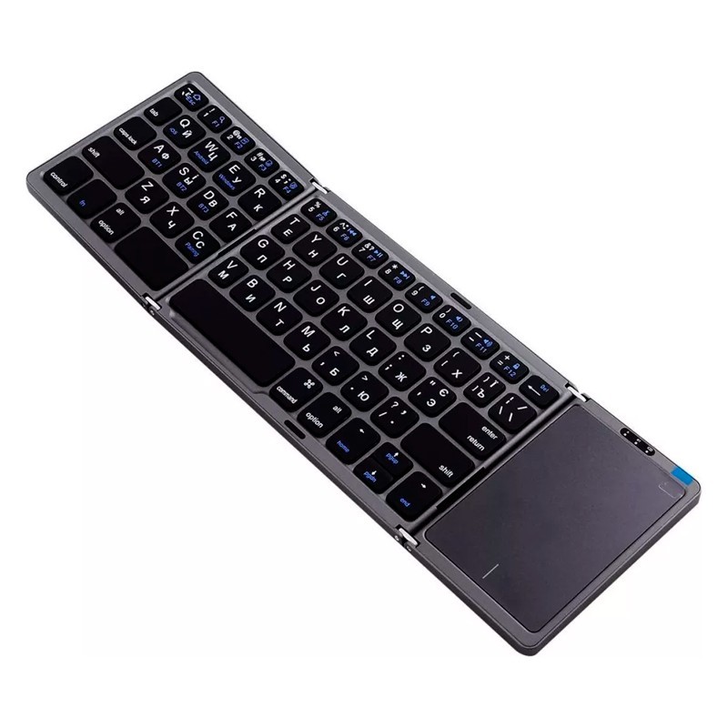Беспроводная Bluetooth клавиатура складная с тачпадом B089T (ukr/en/ru) – фото, отзывы ...