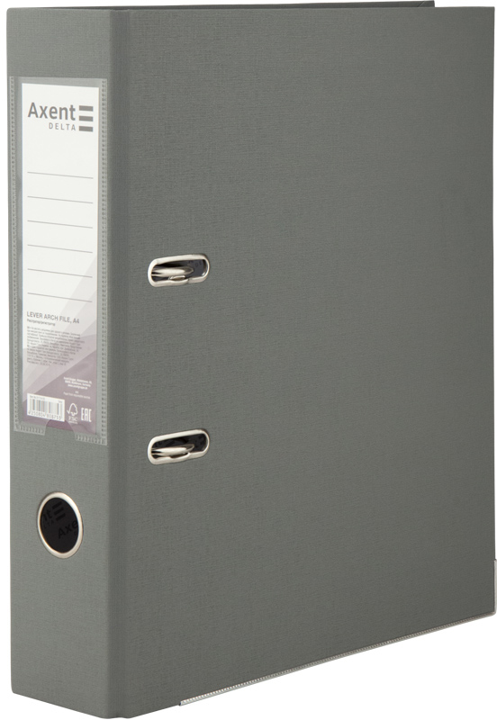 Папка-реєстратор Delta by Axent A4 75 мм Арочний Сіра (D1714-03C_1) – фото, відгуки ...