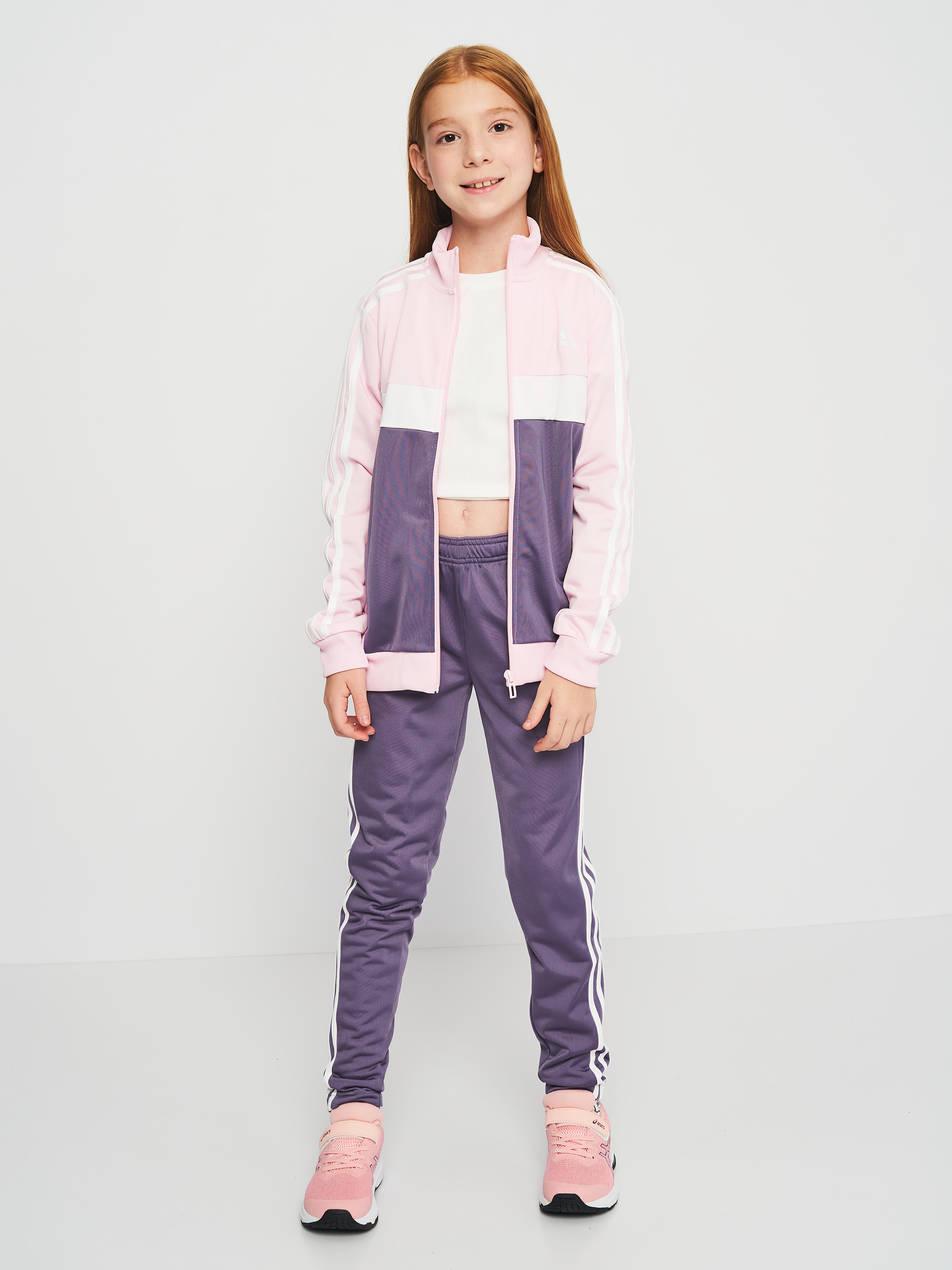 Подростковый спортивный костюм (толстовка + штаны) для девочки Adidas U ...