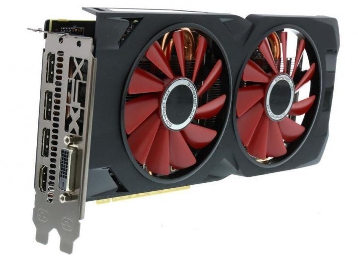 Видеокарта XFX Radeon RX 580 (2048sp) 8GB GDDR5 (256bit) (1286/7000 ...