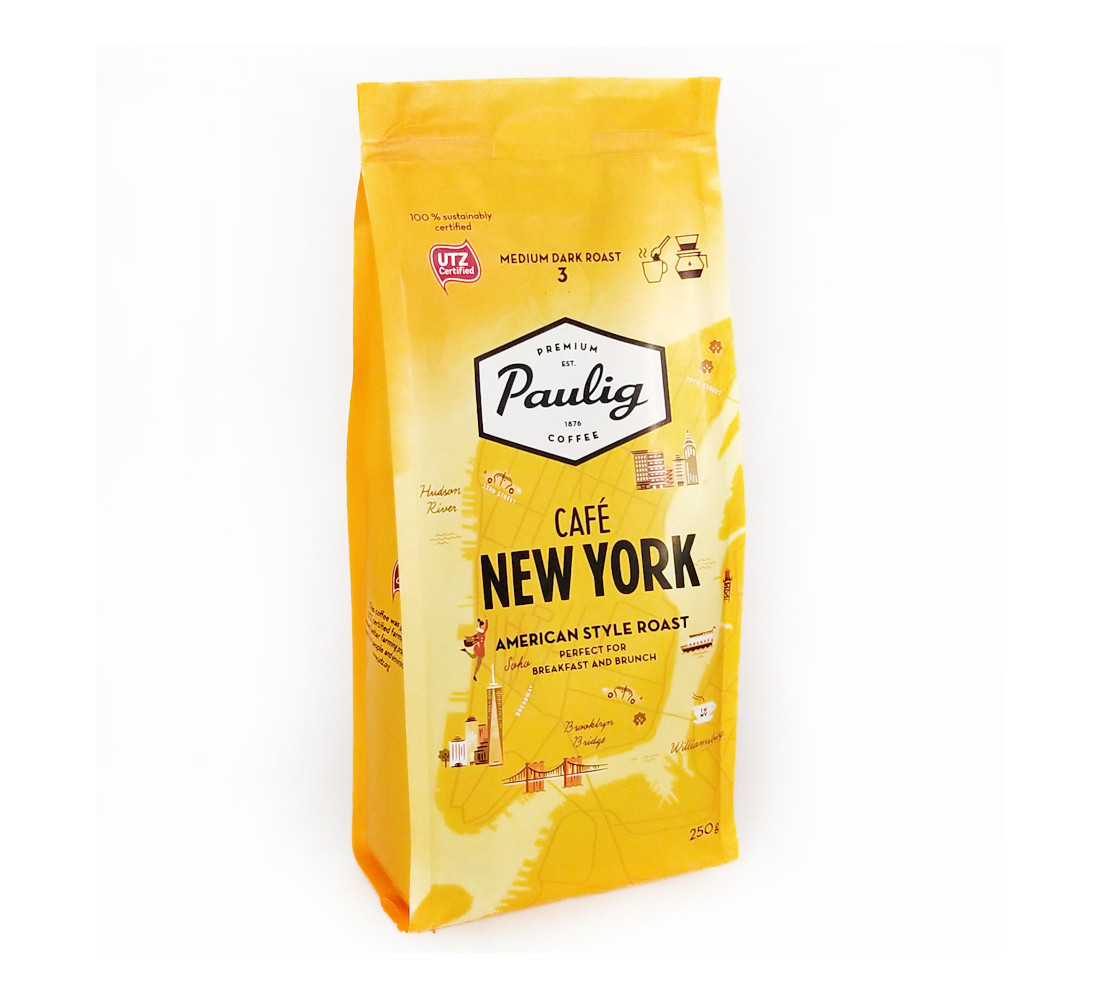 Купить Кофе молотый Paulig Cafe New York 250гр – ROZETKA. Выгодная цена ...