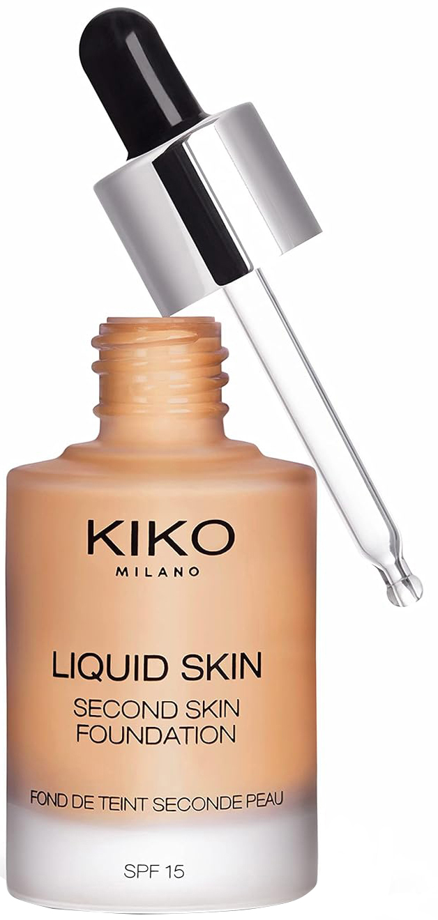 Тональная основа для лица Kiko Milano Liquid Second Skin Foundation ...