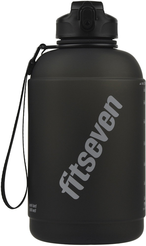 Бутылка для воды Uzspace Fitseven The King Frosted 6069 2300 мл Черная ...