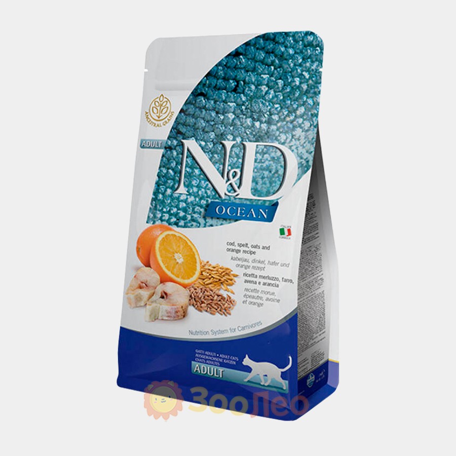 Сухой низкозерновой корм Farmina N&D Low Grain Ocean Ancestral Cod ...
