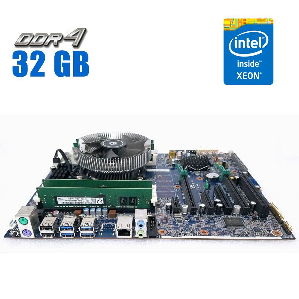 Комплект: Материнська плата HP Z440 / Intel Xeon E5-2640 v3 (8 (16 ...