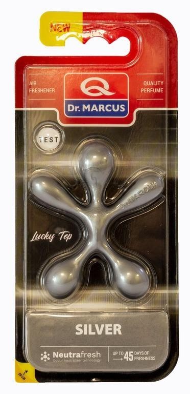 Ароматизатор на обдув чоловічок Dr MARCUS LUCKY TOP SILVER (сірий) – фото, отзывы ...