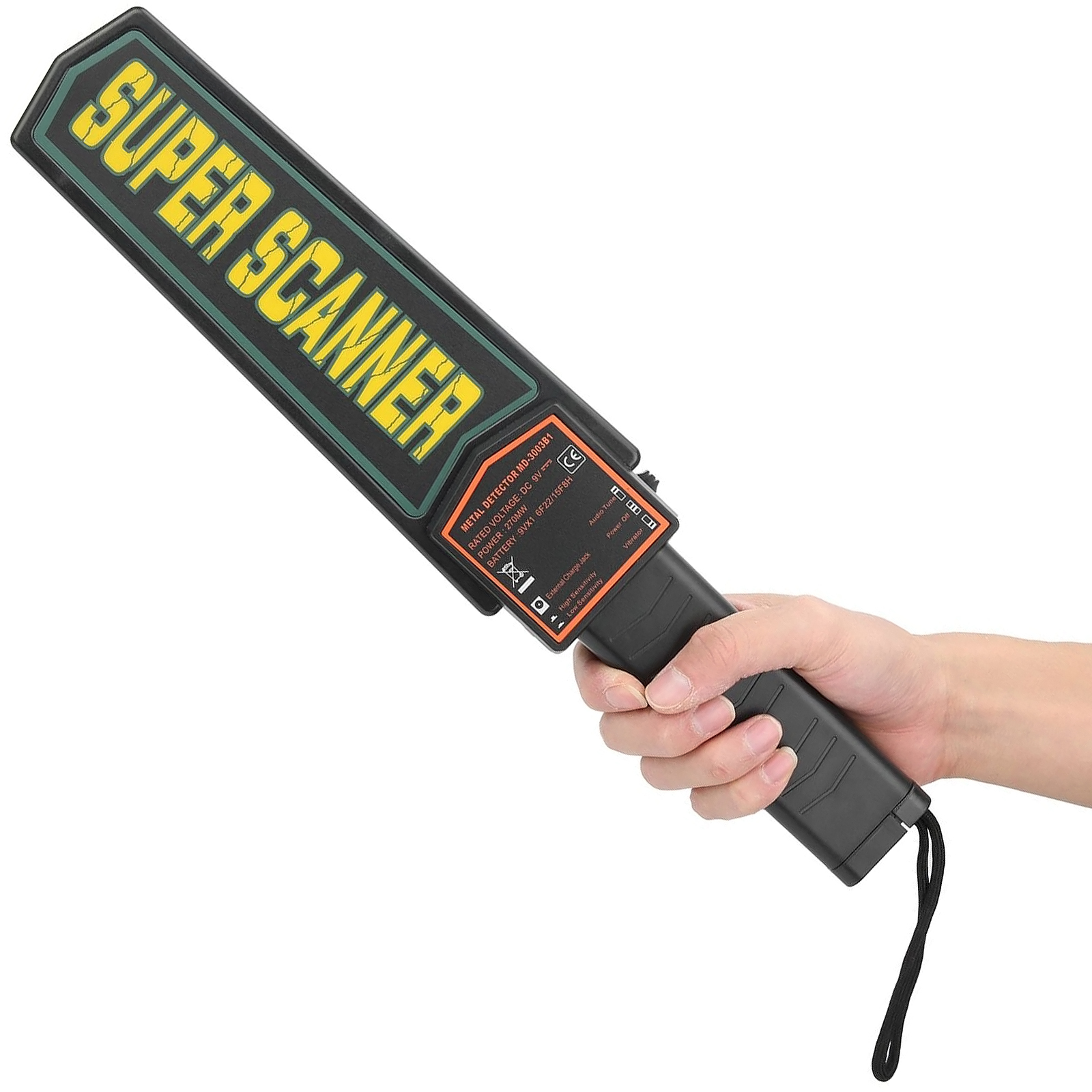Досмотровый ручной металлодетектор Super Scanner MD3003B1, портативный ...