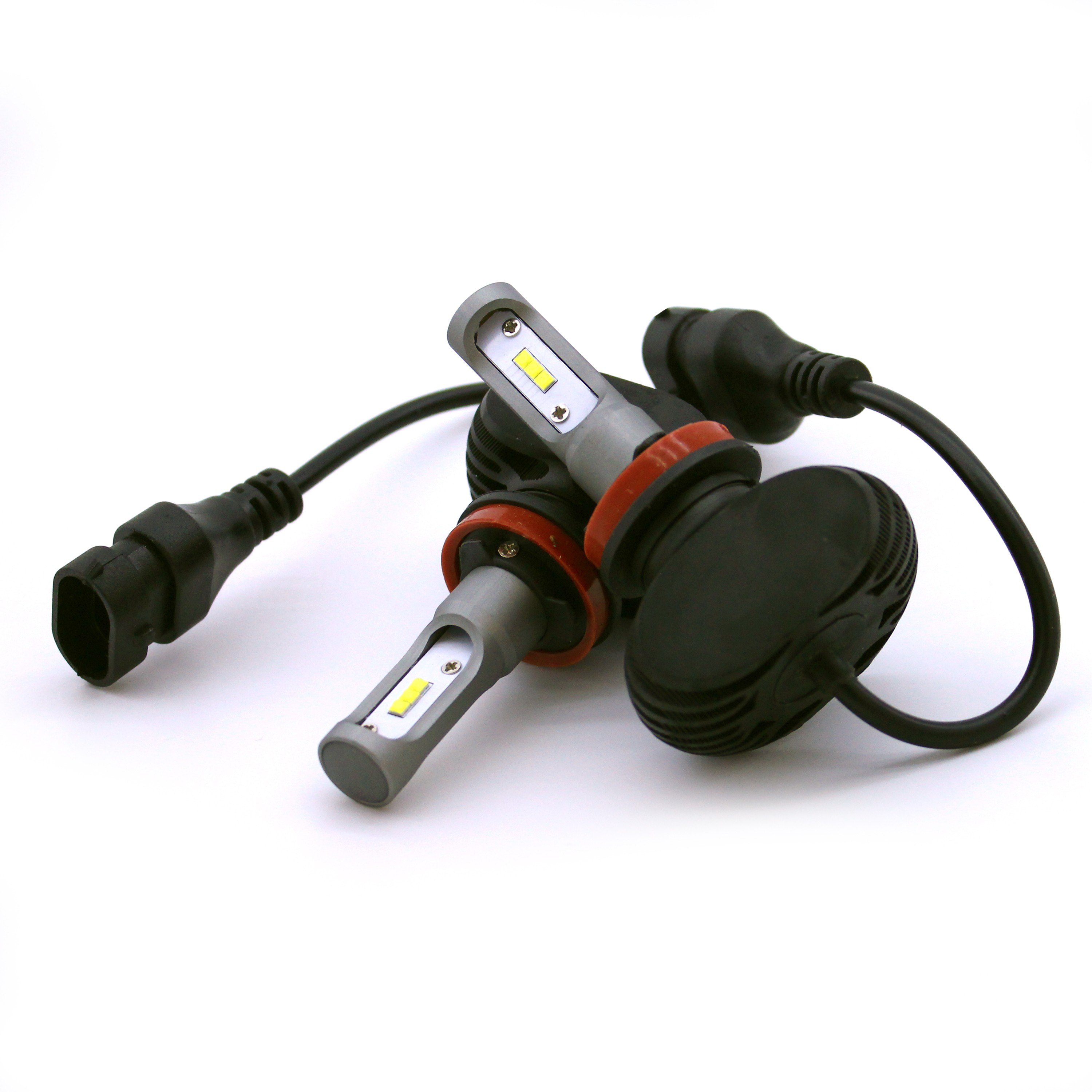 Комплект LED ламп R1 H11 6000K 12-24V 15W з радіатором (діод CREE ...