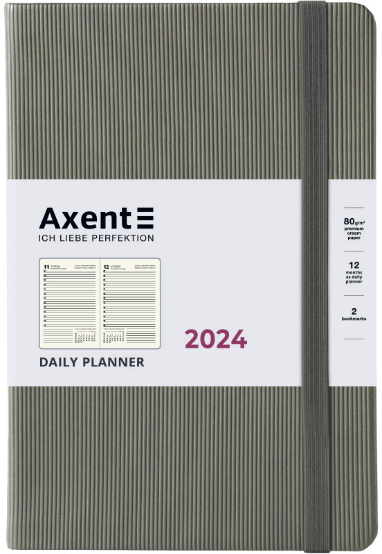 Щоденник Axent Partner Lines 2024 14.5х21 см сірий (8815-24-03-A) – фото, відгуки ...
