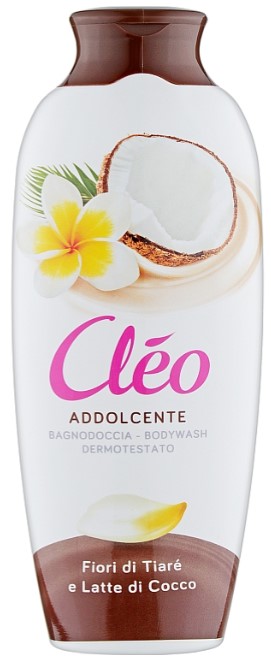 Гель для душа Cleo Цветы тиаре и кокосовое молоко 400 мл (8001280012624 ...