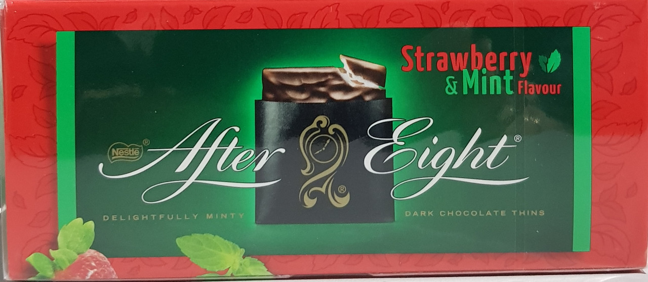 Цукерки шоколадні Mints After Eight зі смаком полуниці 200 г – купити в ...