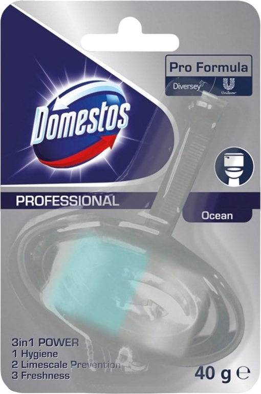 Туалетный блок для унитаза Domestos Professional Rim Blocks Ocean 40 г ...