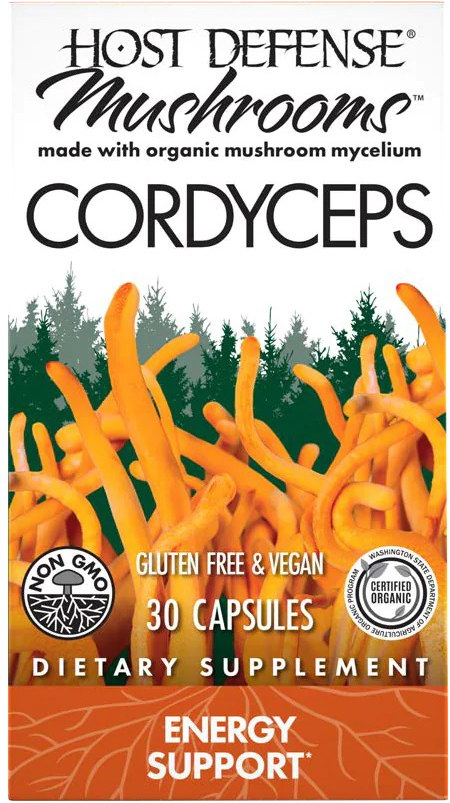 Грибы кордицепс Fungi Perfecti Cordyceps поддержка выработки энергии 30 ...