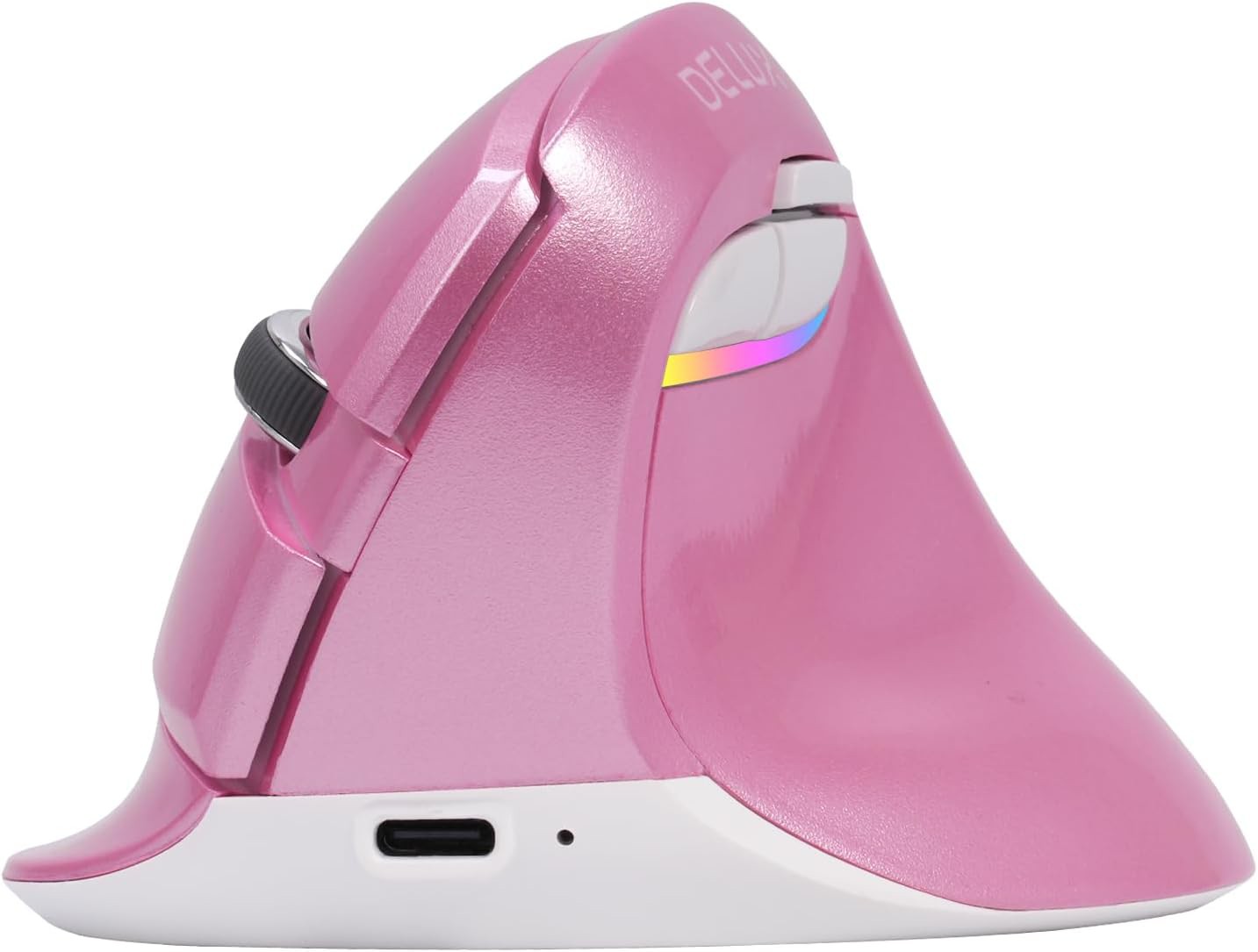 Беспроводная вертикальная мышь DeLUX, USB, 2,4 ГГц, Bluetooth, 800-4000 ...
