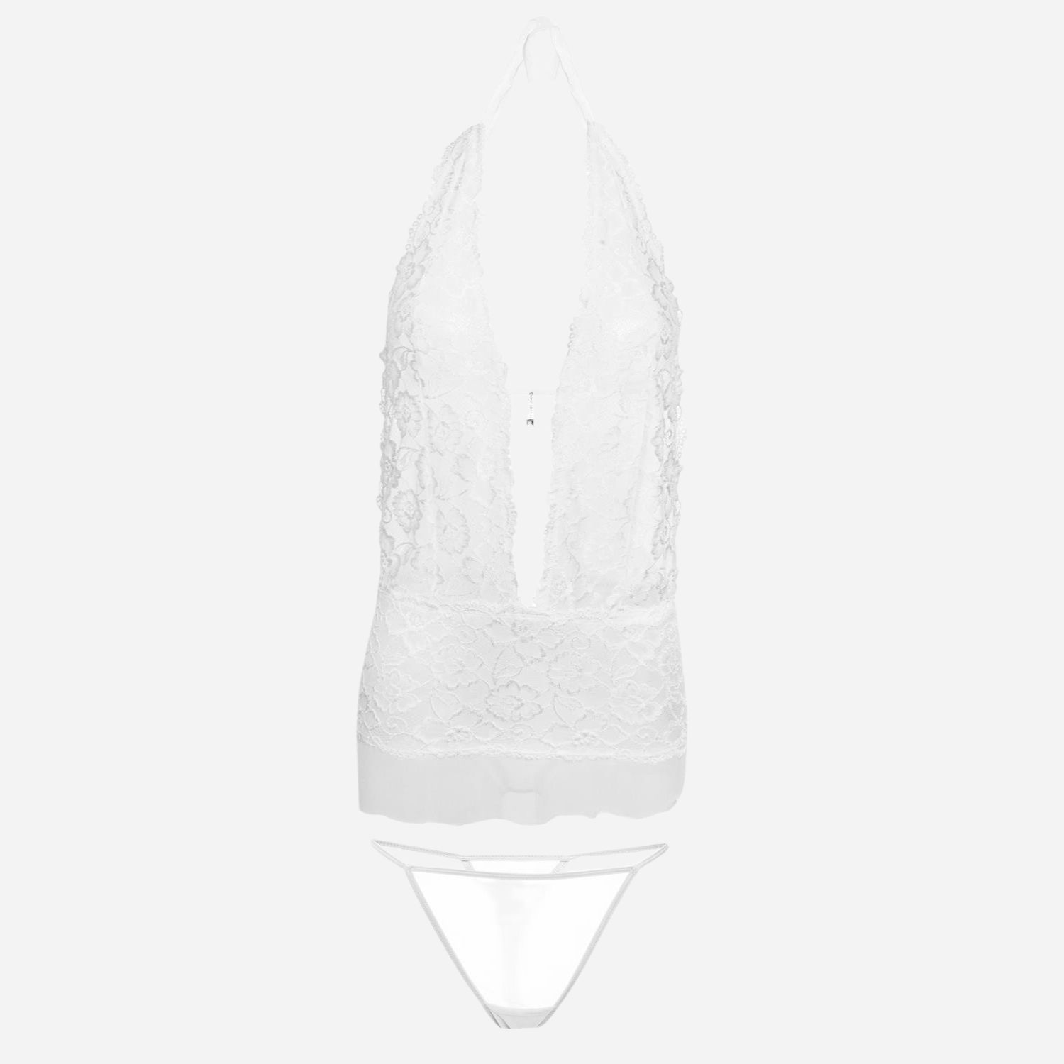 Rozetka.pl | Komplet erotyczny (podkoszulka + majtki-bikini) damski DKaren Emily 2XL Ecru ...