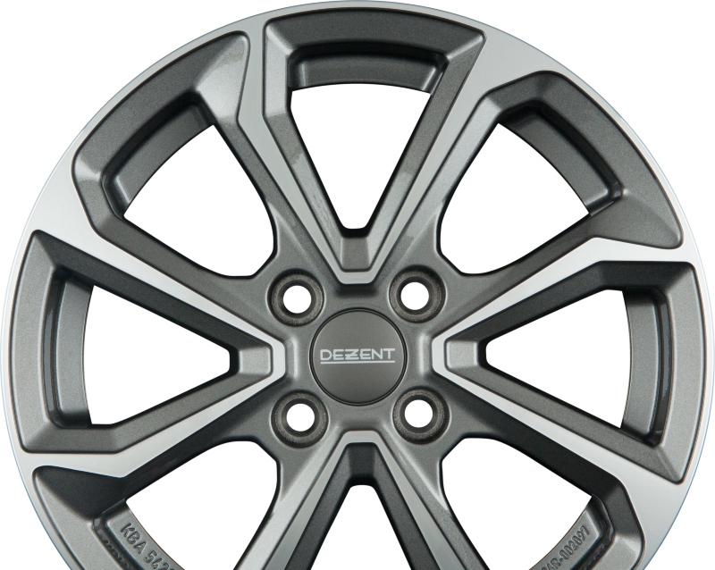 DEZENT KT DARK - Gunmetal Polished R15 W6 PCD4x100 ET47 DIA54.1 – фото ...