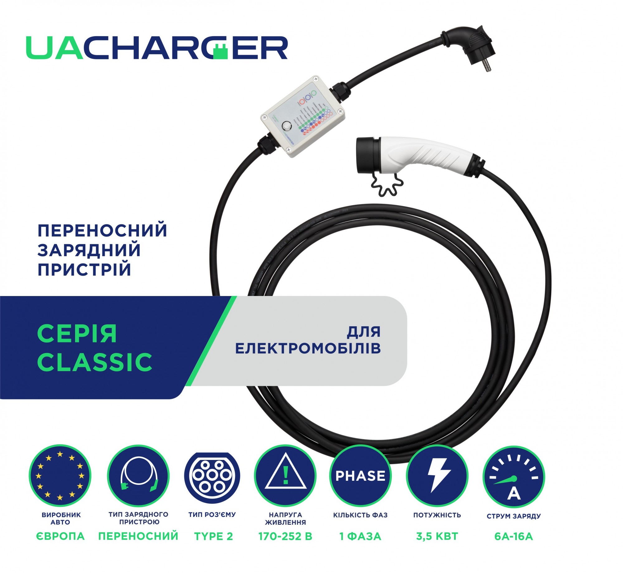 ROZETKA | Переносний зарядний пристрій UACHARGER CLASSIC для ...