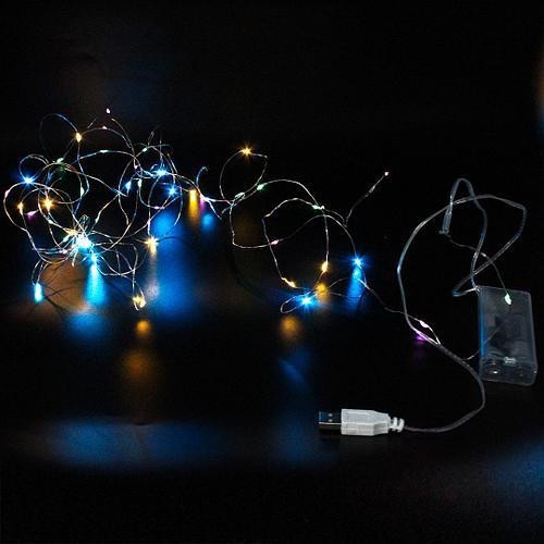 Гирлянд 50 Led Copper на медной проволоке Капля росы работает от ...