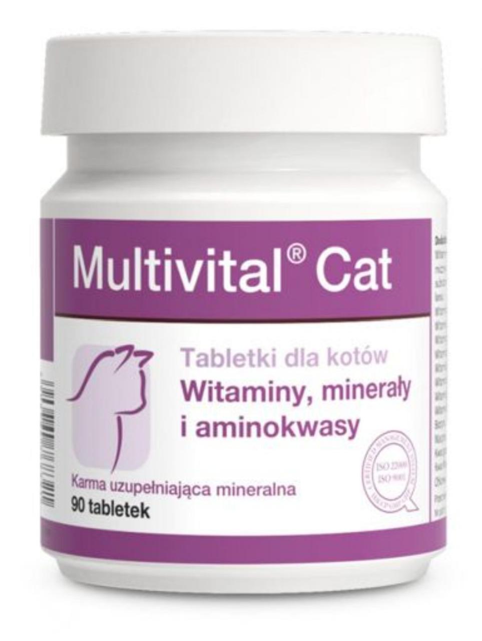 Витаминно-минеральный комплекс Dolfos Multivital Cat Mini 90 таб. для ...