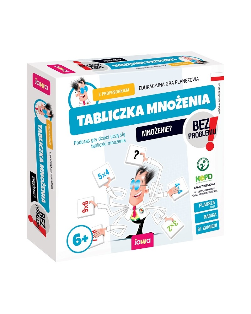 Rozetka.pl | Gra planszowa Jawa Tabliczka mnożenia z Profesorkiem (5901838005432) – kupuj z ...