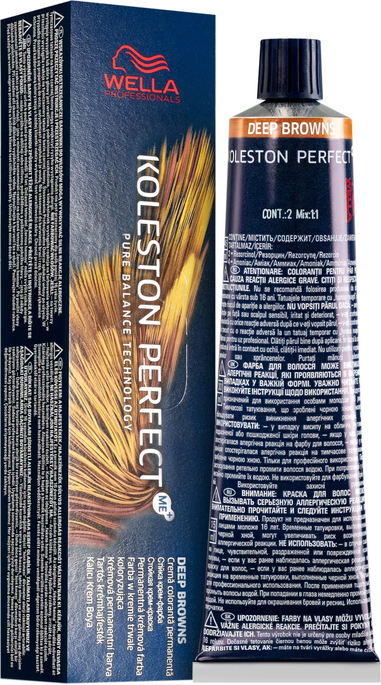 Краска для волос Wella Koleston Perfect Me+ 6/73 Deep Browns 60 мл ...