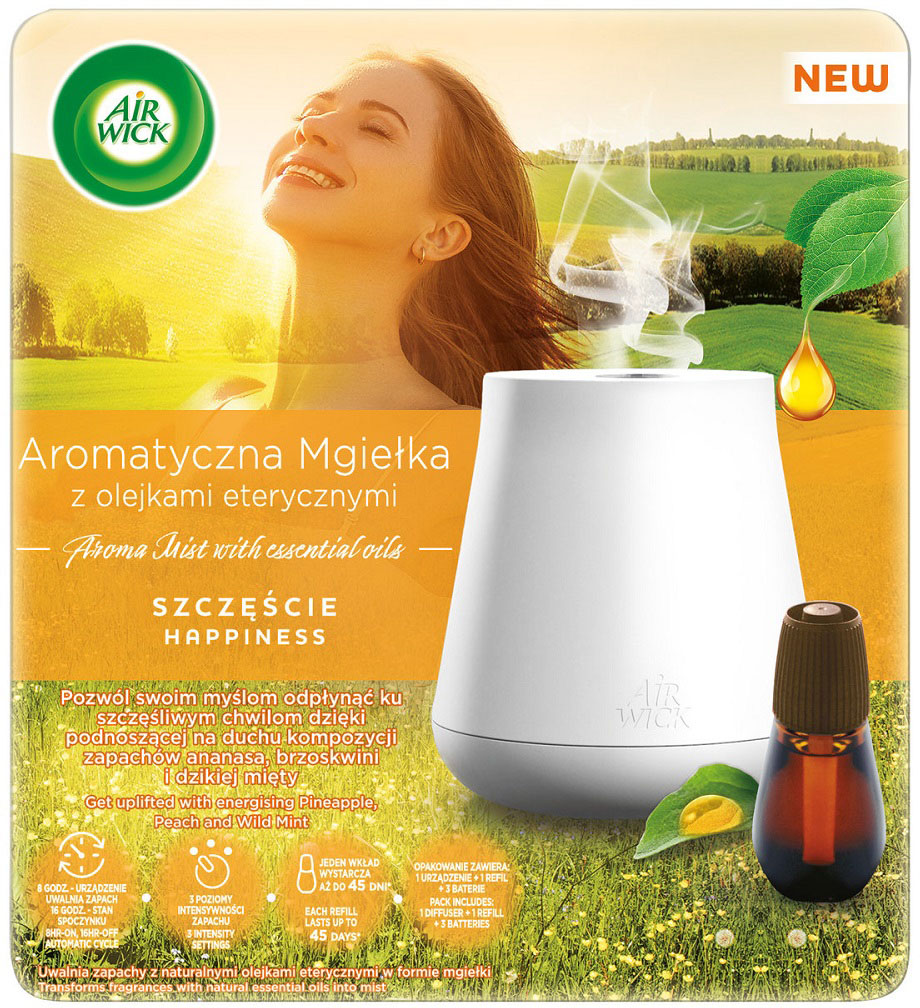 Автоматический освежитель воздуха + Air Wick Essential Mist Аромат ...