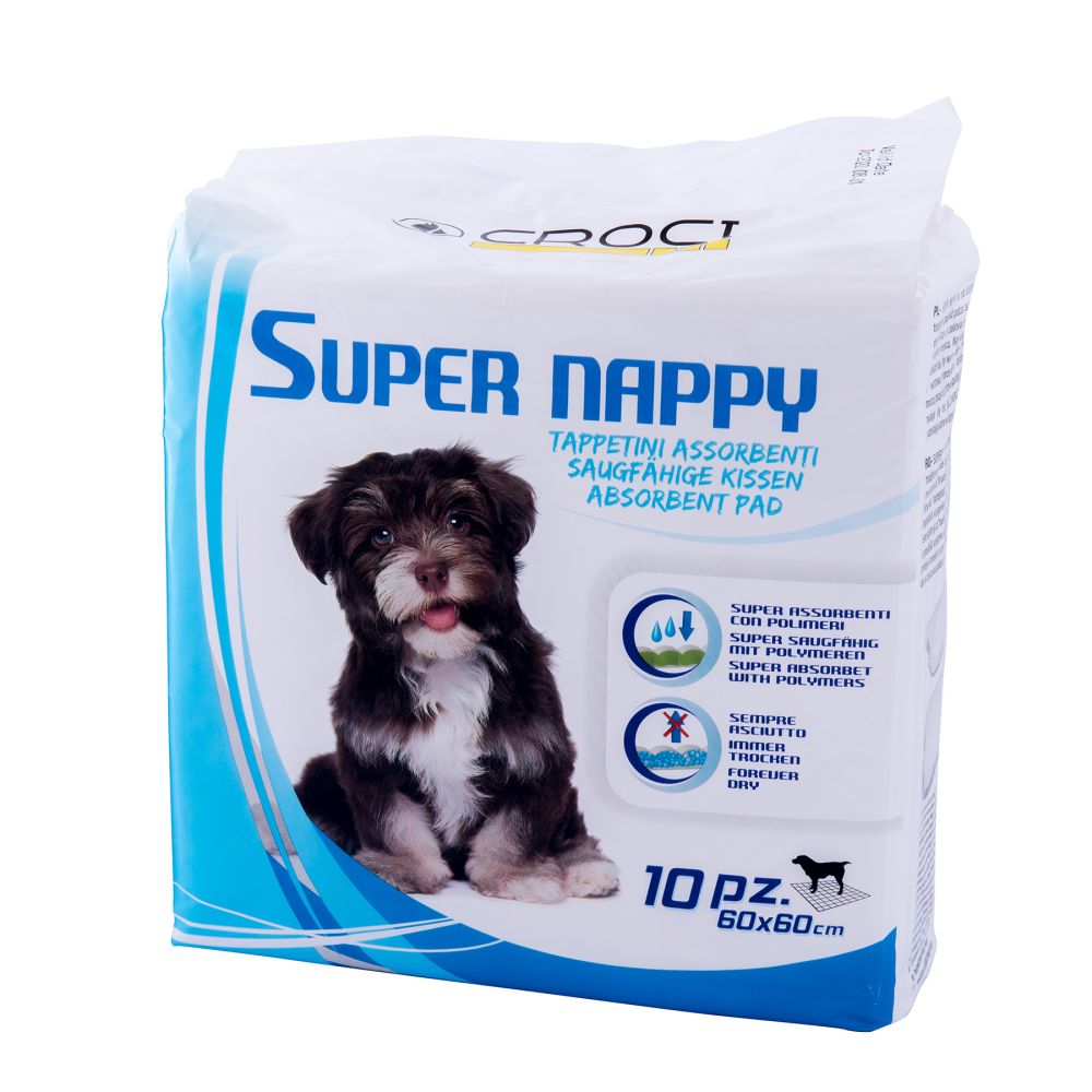 Super Nappy пелюшки для цуценят 60 х 60 см, 10 шт від продавця: Opti ...