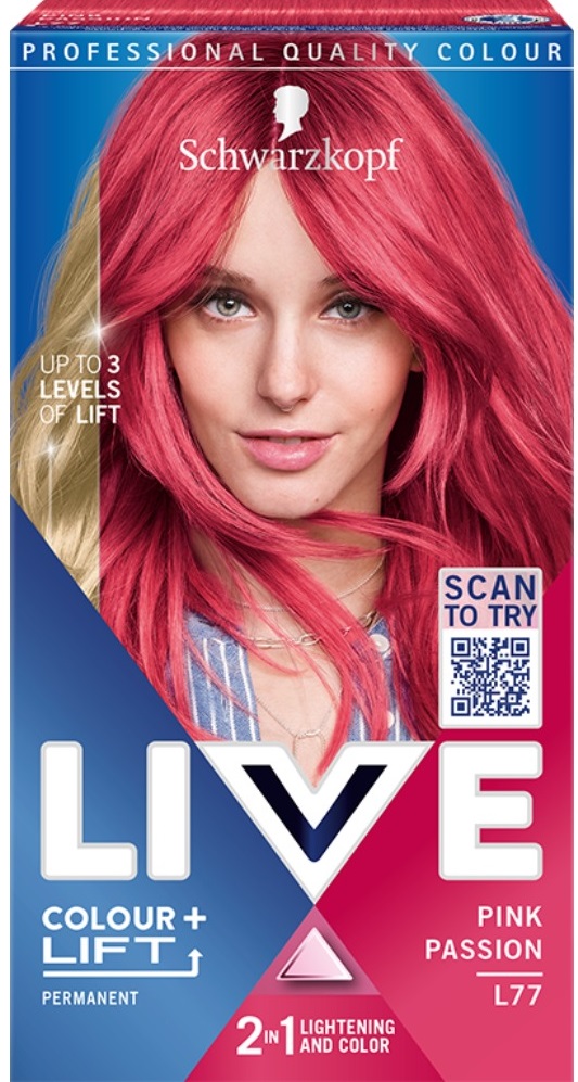 Краска для волос Schwarzkopf Live Colour + Lift осветляющая тонирующая ...