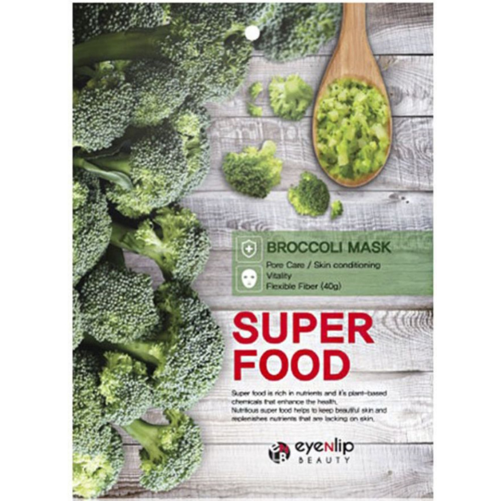 Маска для лица с экстрактом брокколи Eyenlip Super Food Broccoli Mask ...