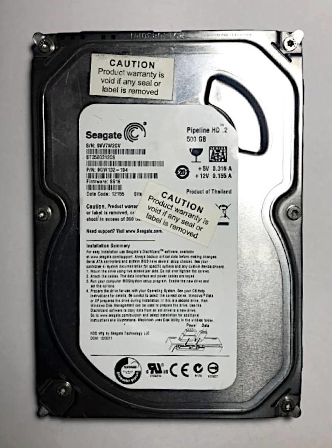 Жесткий диск 3.5' 500Gb Seagate Pipeline HD, SATA2, 8Mb, 5900 rpm ...