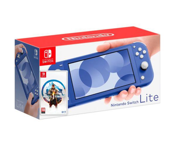 Nintendo Switch Lite Blue + Игра Mortal Kombat 1 (русская версия ...