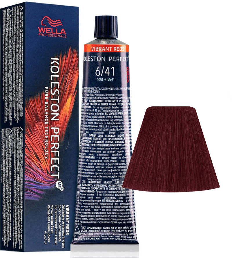 Стойкая краска для волос Wella Koleston Perfect Me + Vibrant Reds 6 ...