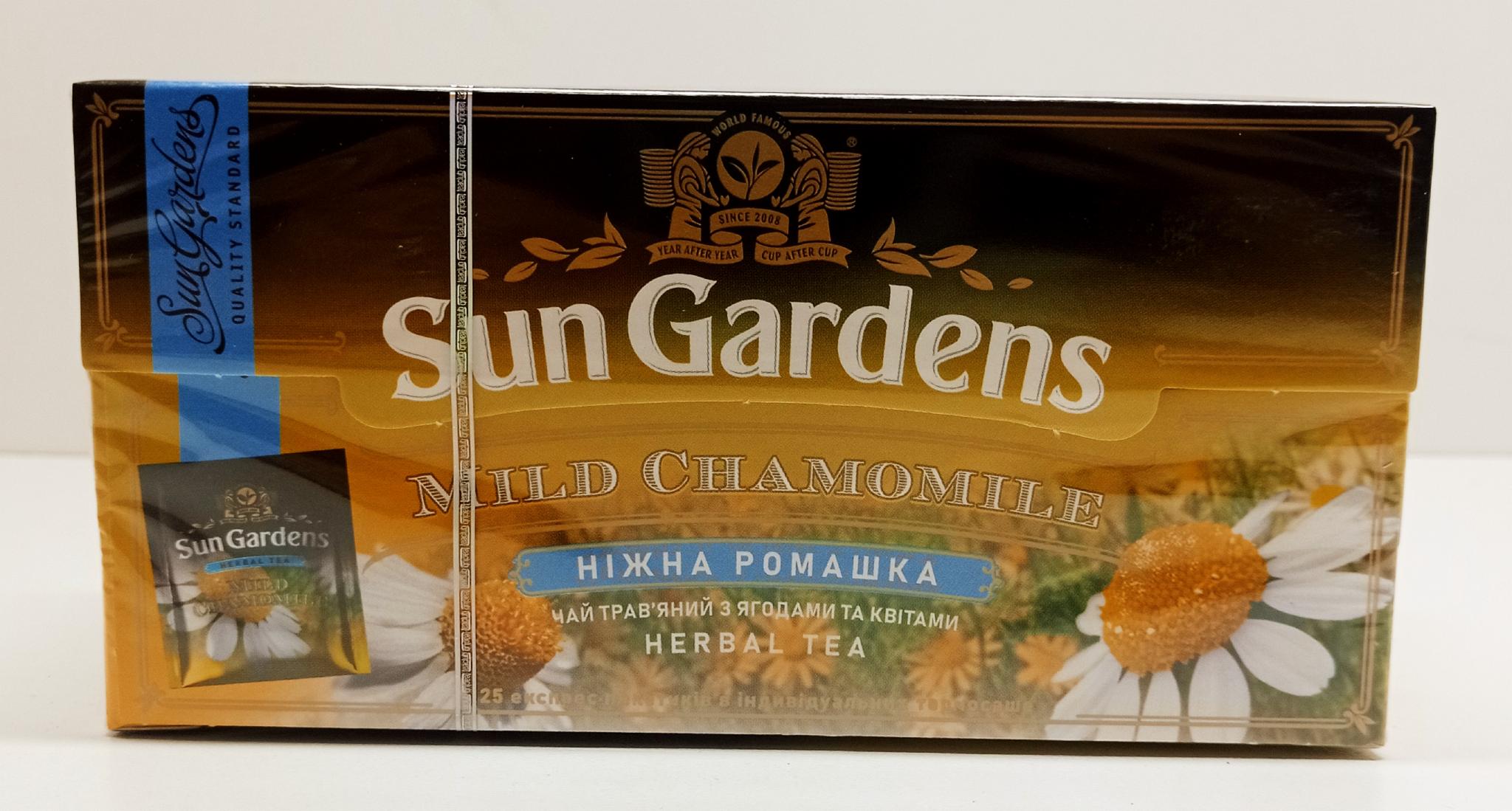 Мелколистовой травяной чай Sun Gardens Нежная Ромашка 25 пакетиков от ...
