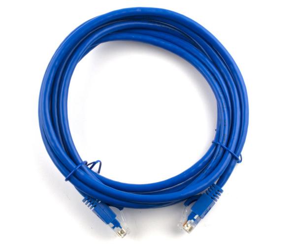 Патч-корд литий RITAR, CCA, UTP, RJ45, Cat.5e, 10m, синій Q150 – фото ...