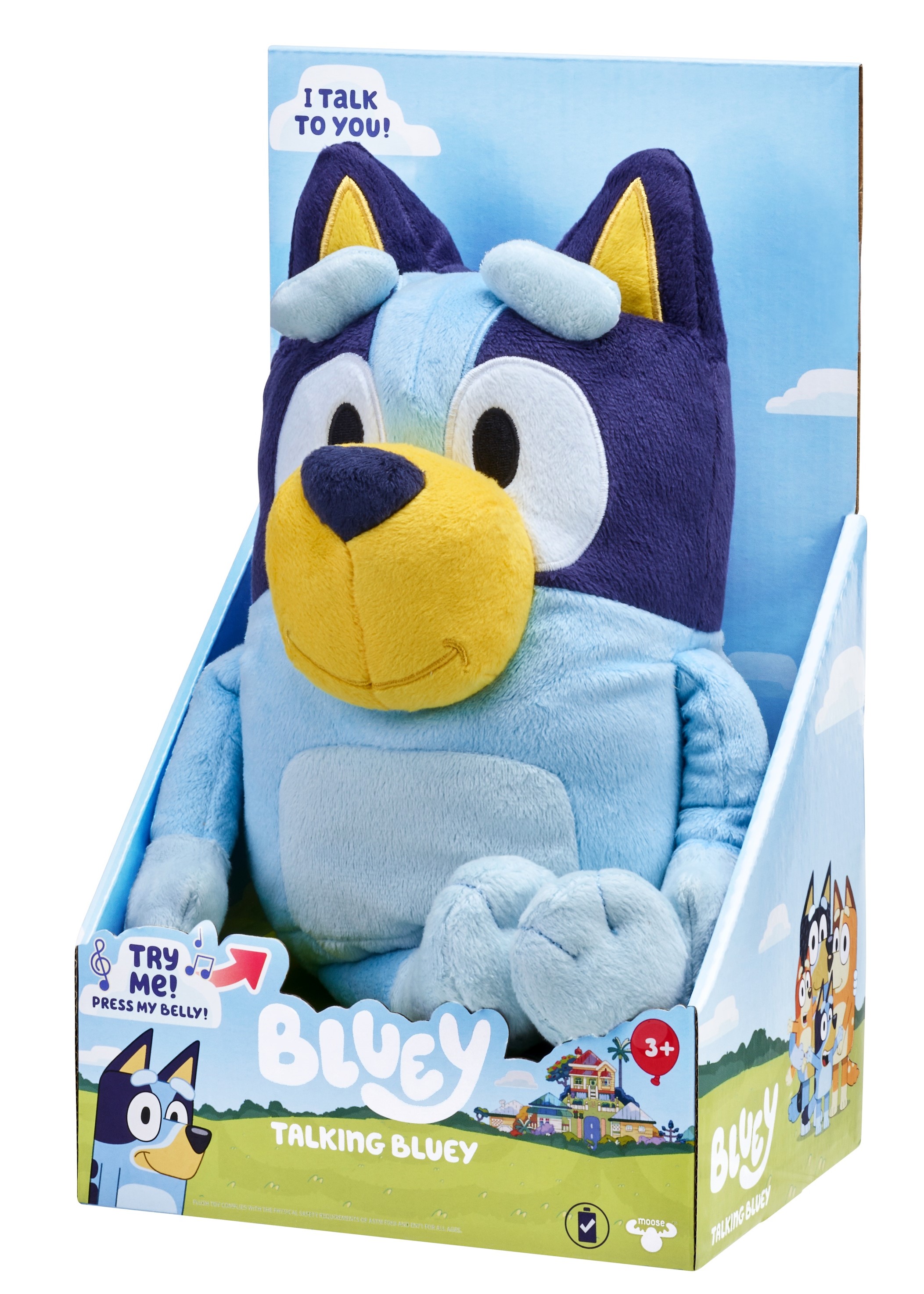 Интерактивная мягкая игрушка Bluey Bluey 30 см (0630996171431) – фото ...