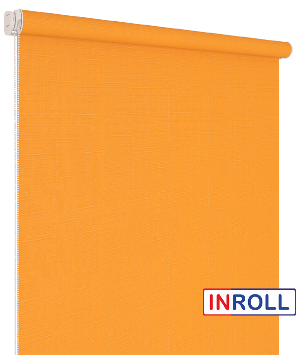 Ролета тканевая INROLL Есо-Mini Plus 30х165 см Len Оранжевый 852 – фото ...