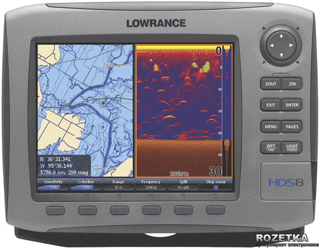 Эхолот Lowrance HDS-8 – низкие цены, кредит, оплата частями в интернет ...