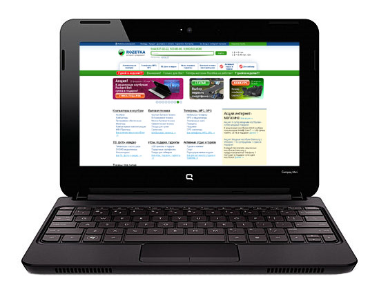 Ноутбук HP Compaq Mini CQ10-555sr (XU663EA) Black – фото, отзывы ...