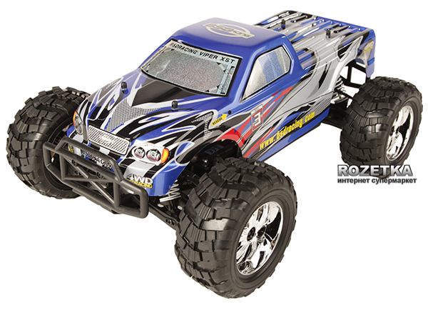 Модель автомобиля BSD Racing Monster Truck 4WD 1:10 2.4Ghz EP (Blue RTR ...