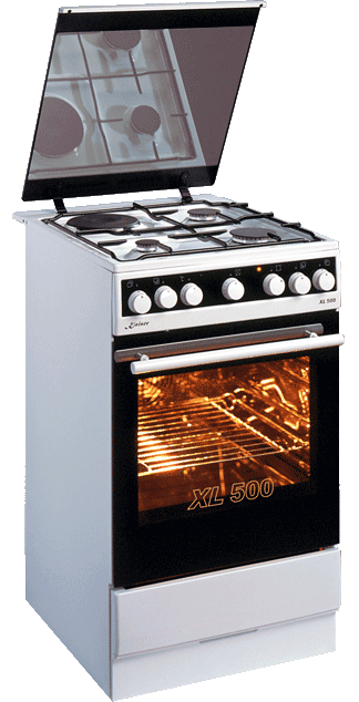 Газовая плита с электрической духовкой KAISER HGE 50302 MW – низкие ...