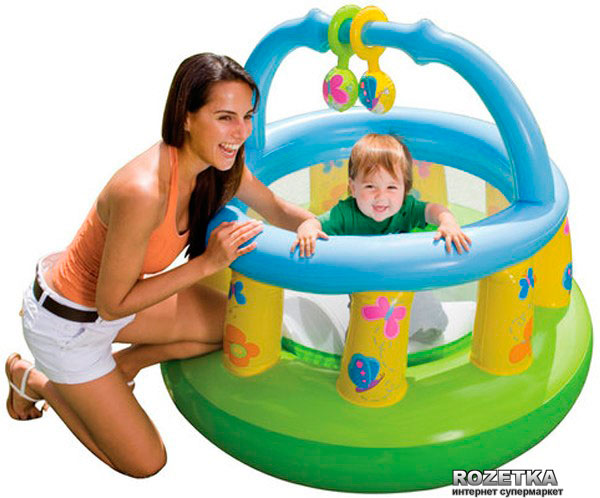 Надувной манеж Intex (48474) – низкие цены, кредит, оплата частями в интернет-магазине ROZETKA ...