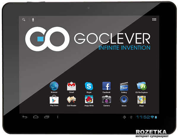 Планшет GoClever TAB R974 – низкие цены, кредит, оплата частями в ...