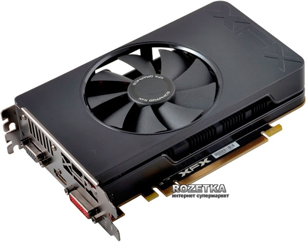 Видеокарта XFX PCI-Ex Radeon R7 250 1024MB GDDR5 (128bit) (1000/4500 ...