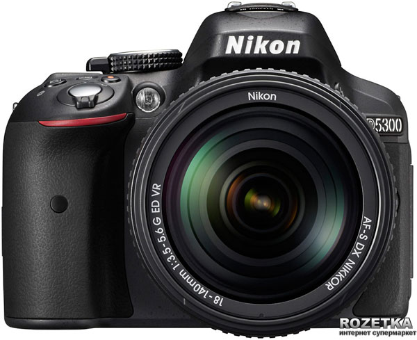 Фотоаппарат Nikon D5300 18-140mm VR Kit (VBA370KV02) купить на ROZETKA ...