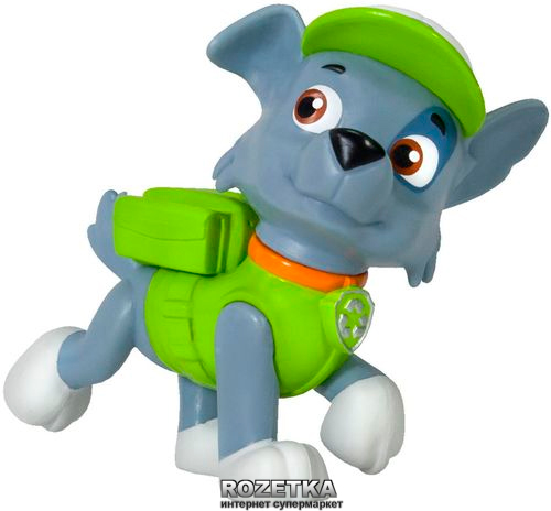 Коллекционная фигурка Spin Master Щенячий патруль Щенок Рокки 7 см ...