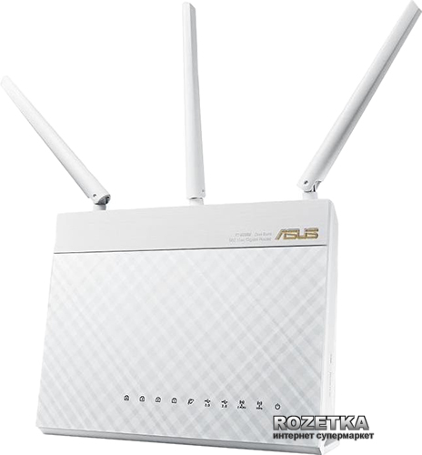 Маршрутизатор Asus RT-AC68U White – низкие цены, кредит, оплата частями ...