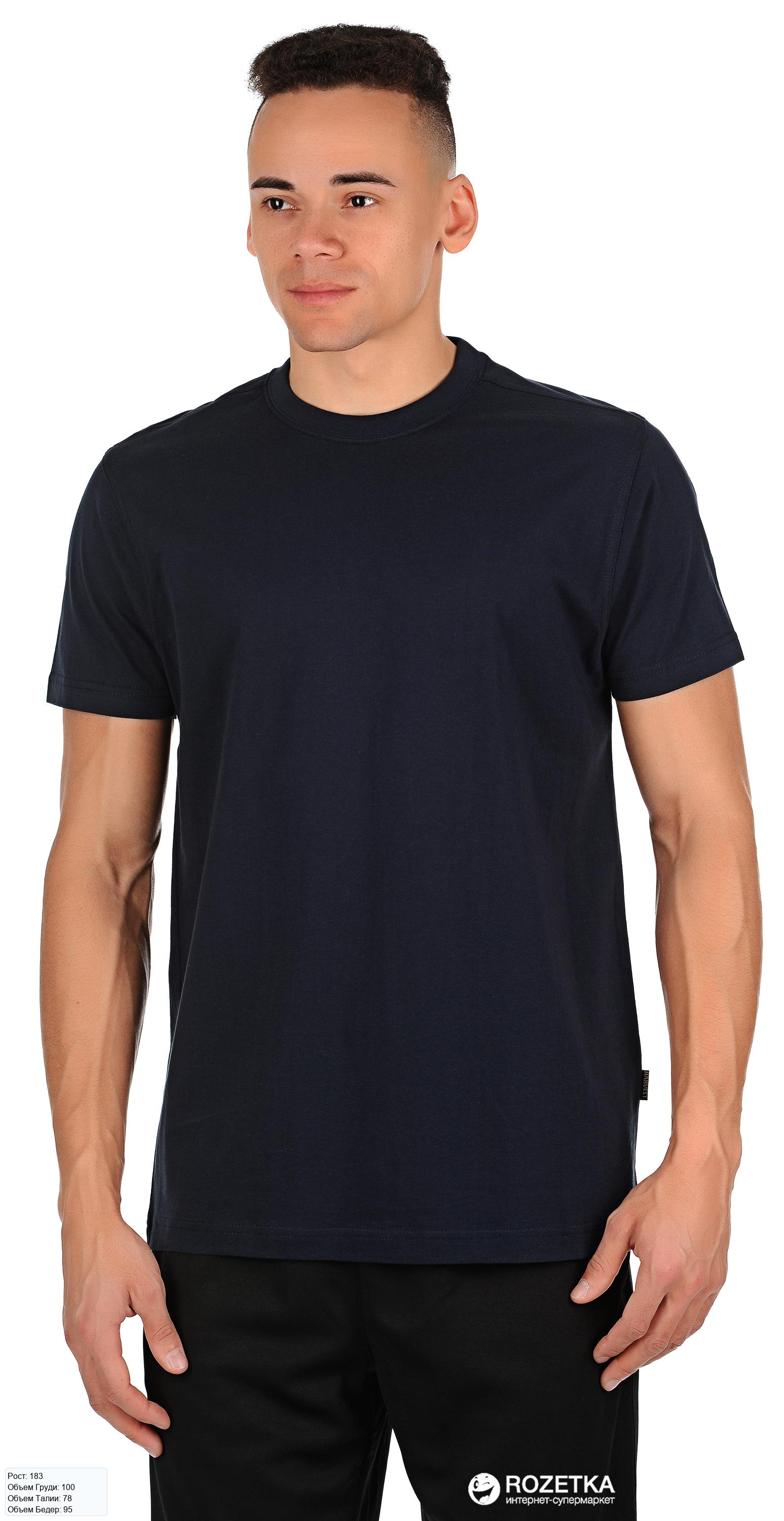 Футболка James Harvest American T Men 2134011600 S Темно-синяя – в ...