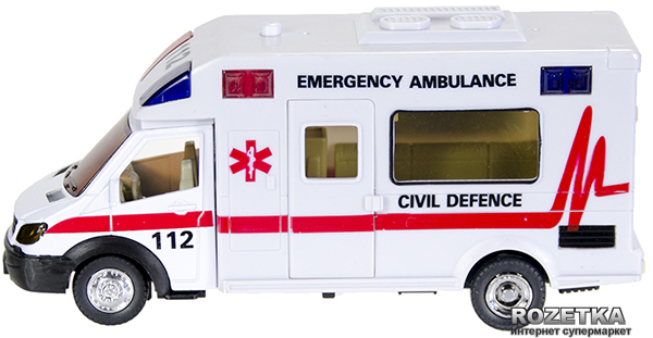 Инерционная машинка Big Motors Скорая помощь (22990-81022) – фото ...