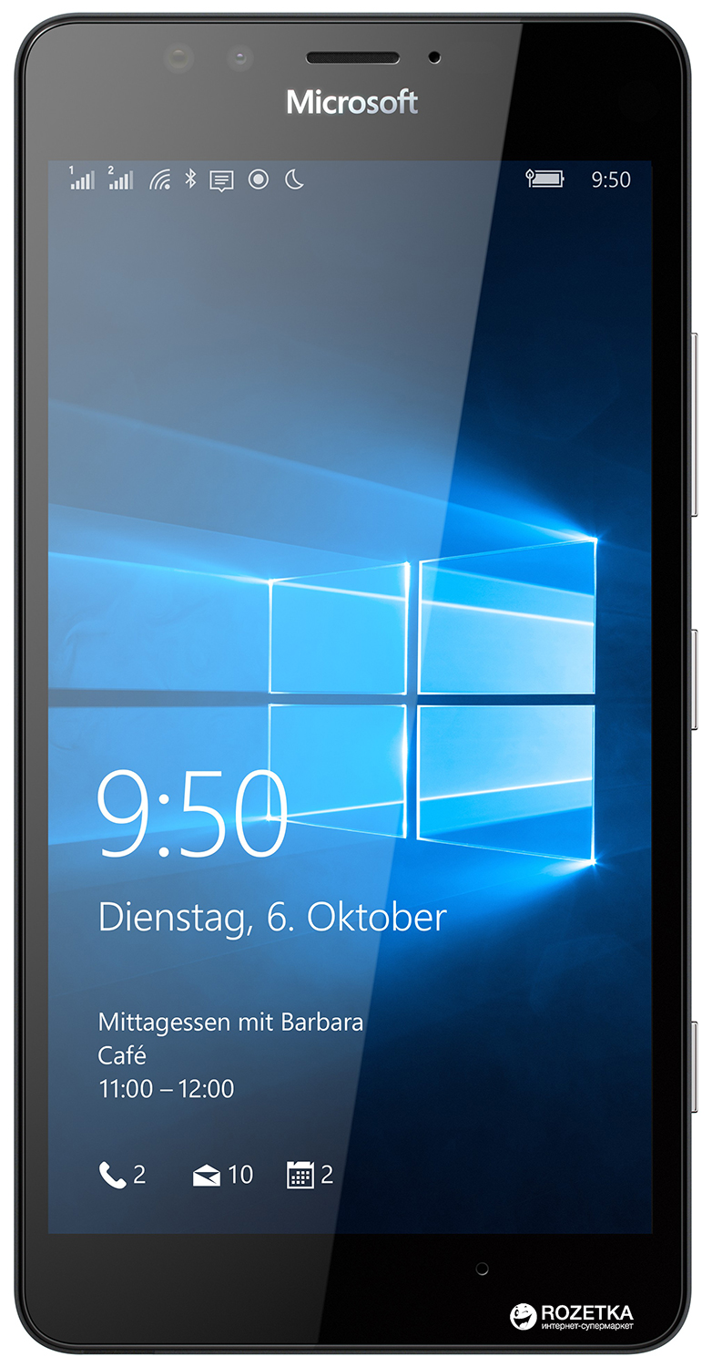 Мобильный телефон Microsoft Lumia 950 Dual Sim Black – фото, отзывы ...