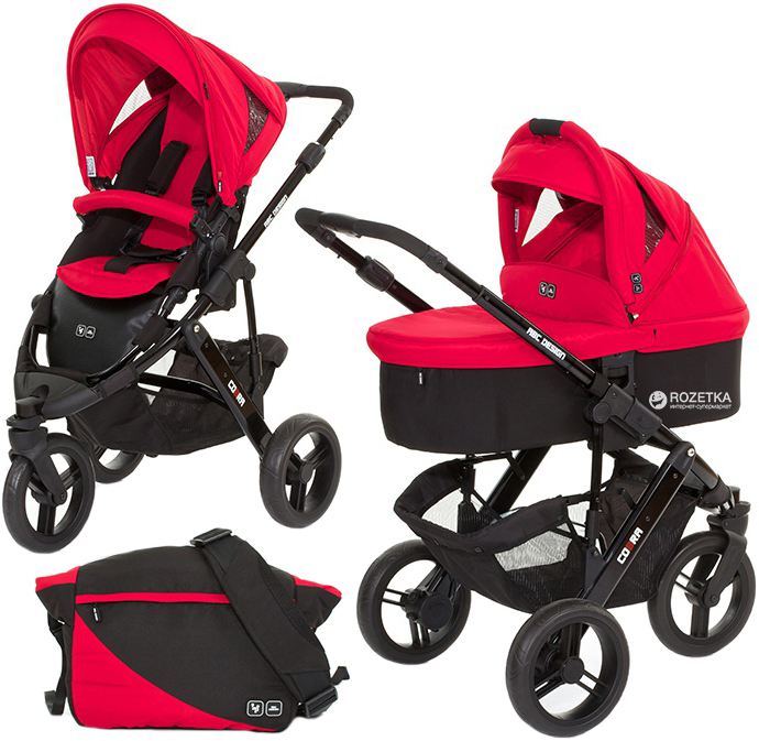 Универсальная коляска ABC Design Cobra (2 в 1) Cranberry (31191K/502 ...